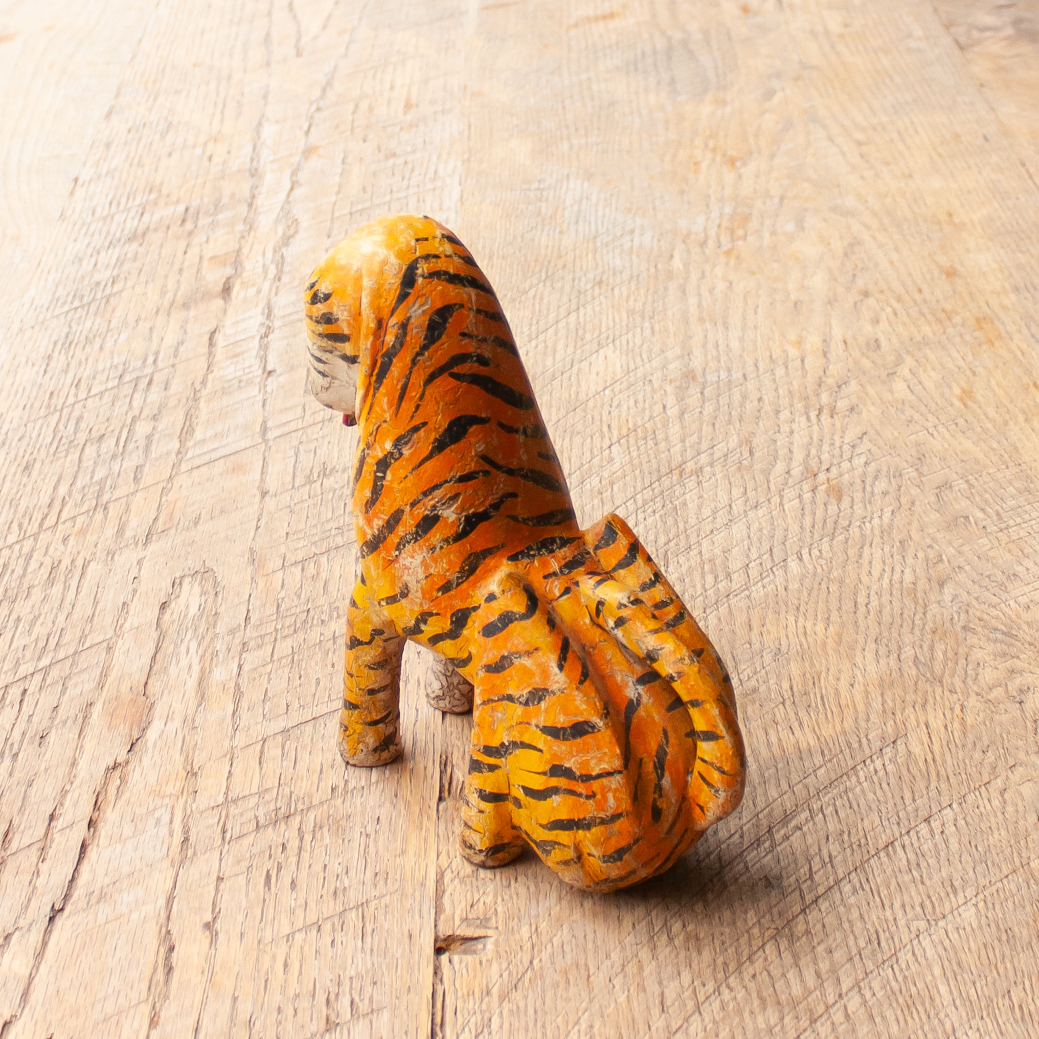 Indian Hand Carved Tiger – InekoHome